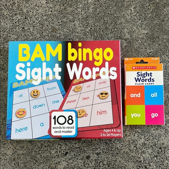 Scholastic | Games | Scholastic Bam Bingo Sight Words | Poshmark